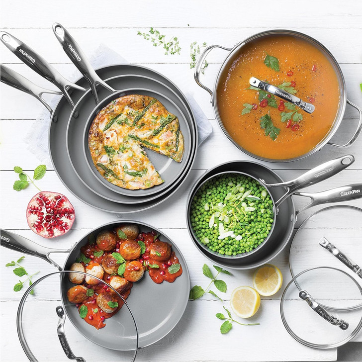 GreenPan Valencia Pro 11-Piece Set | Chefs Corner Store