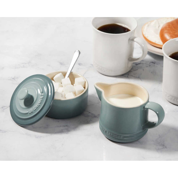 Le Creuset Signature Cream And Sugar Set In Sea Salt