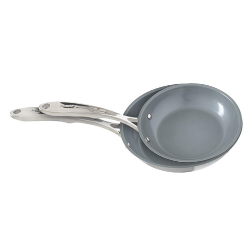 Chantal Induction 21 Steel Ceramic Coated Fry Pan Set