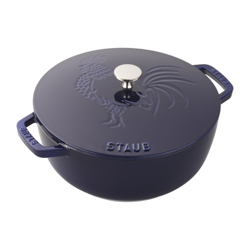 Staub Essential French Oven Rooster in Dark Blue