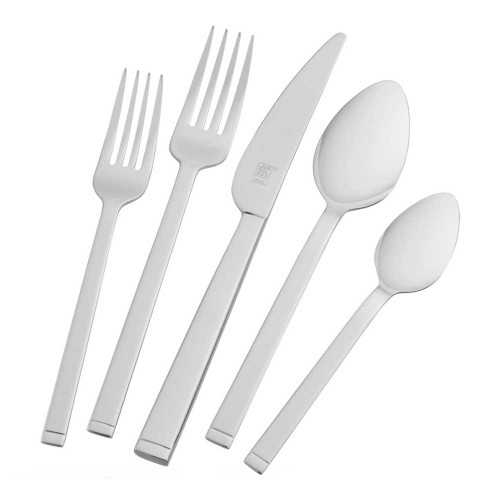 Zwilling Squared 45-Piece Flatware Set | Chefs Corner Store