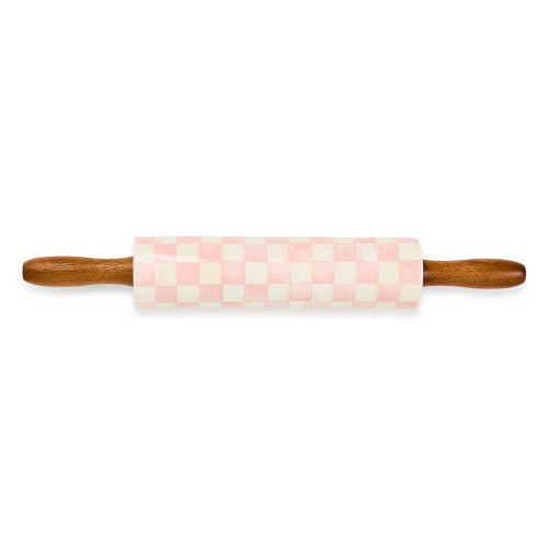 MacKenzie-Childs Rosy Check Rolling Pin
