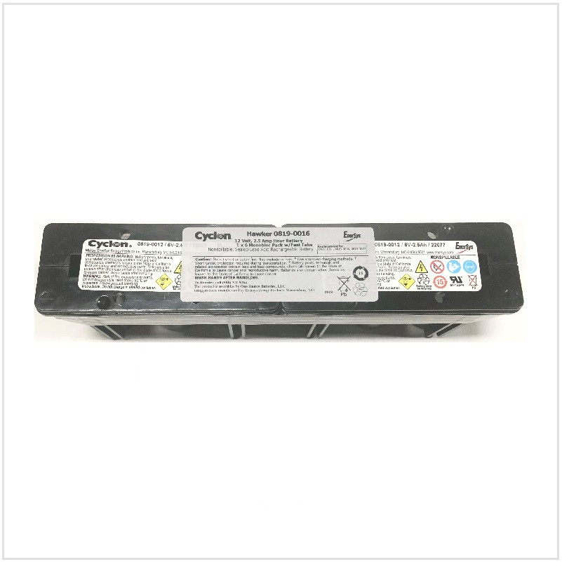 Enersys Cyclon Monobloc 0819-0016 12 Volt 2.5 Amp Hour Battery