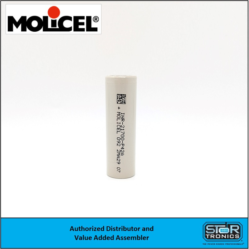 Molicel High Energy Density and High Power Density Rechargeable Lithium ...