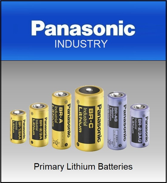 BR-C SSP Panasonic, 3 Volt, 5000 mAh Lithium "C" Cell Battery