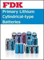 FDK CR14250SET, 3 Volt, 850 mAh 1/2AA Lithium Battery