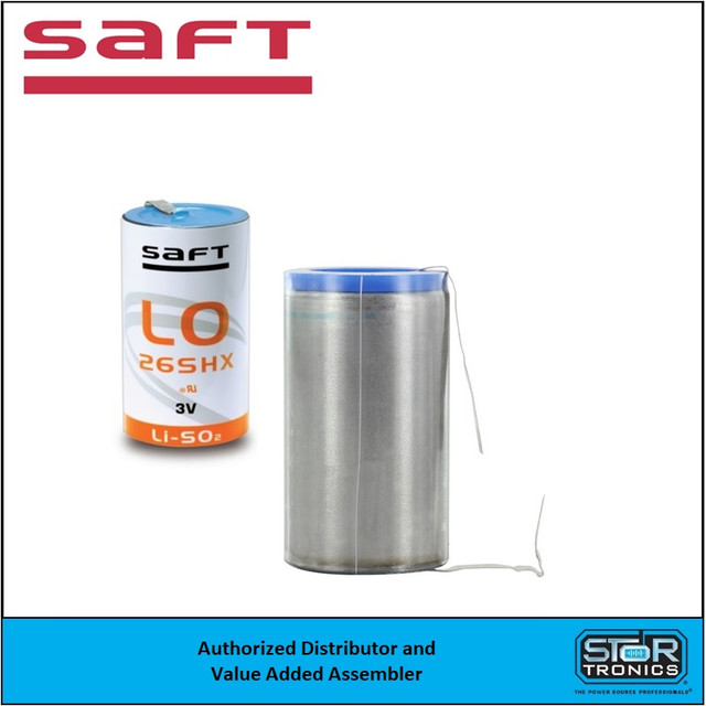 Saft LO26SHX - 3.0 Volt Primary Lithium D Battery - Saft # 37260170 ...