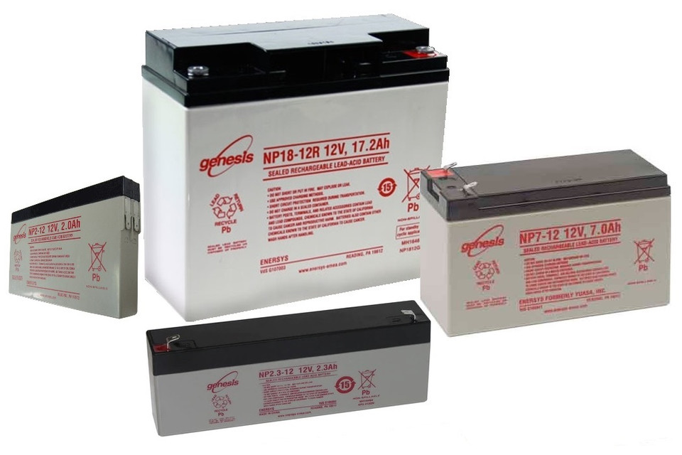Genesis NP12-12 12 Volt 12 Amp Hour Battery (by Enersys)