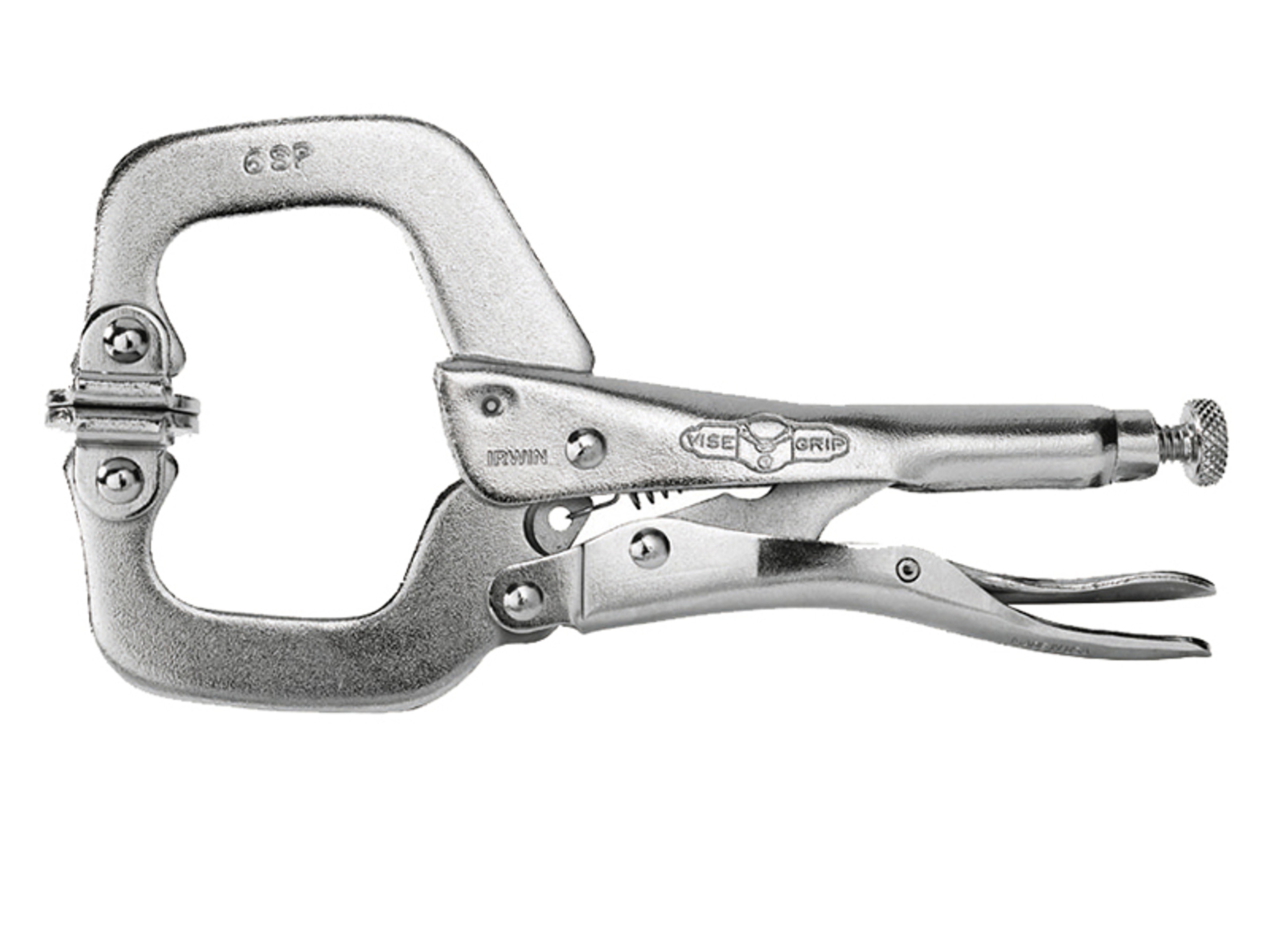 IRWIN Vise Grip VIS6SP 6SP Locking C Clamp Swivel Pad 150mm 6in Toolden