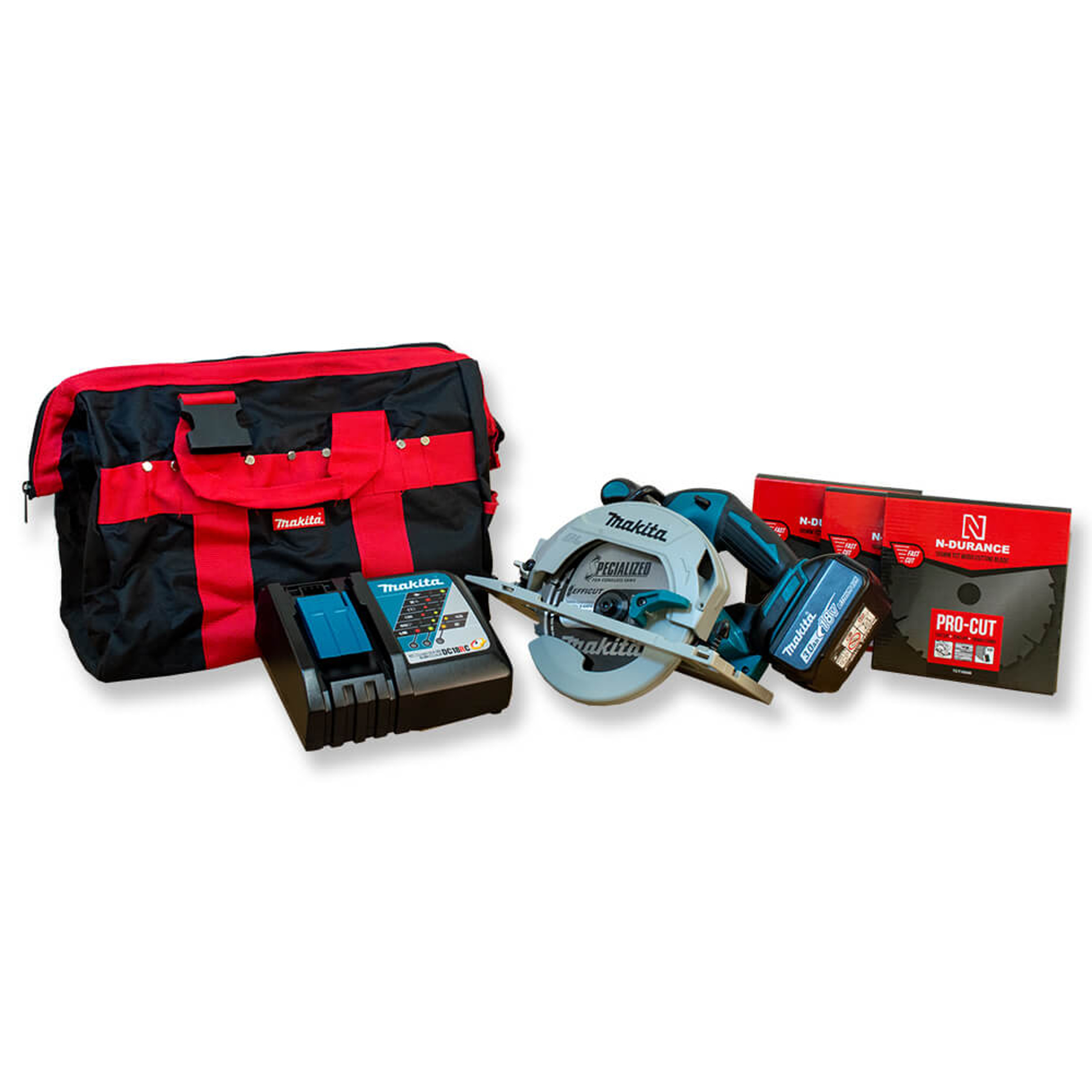 Makita DHS680Z 18V LXT Brushless 165mm Circular Saw with 1x 3.0Ah Battery Toolden