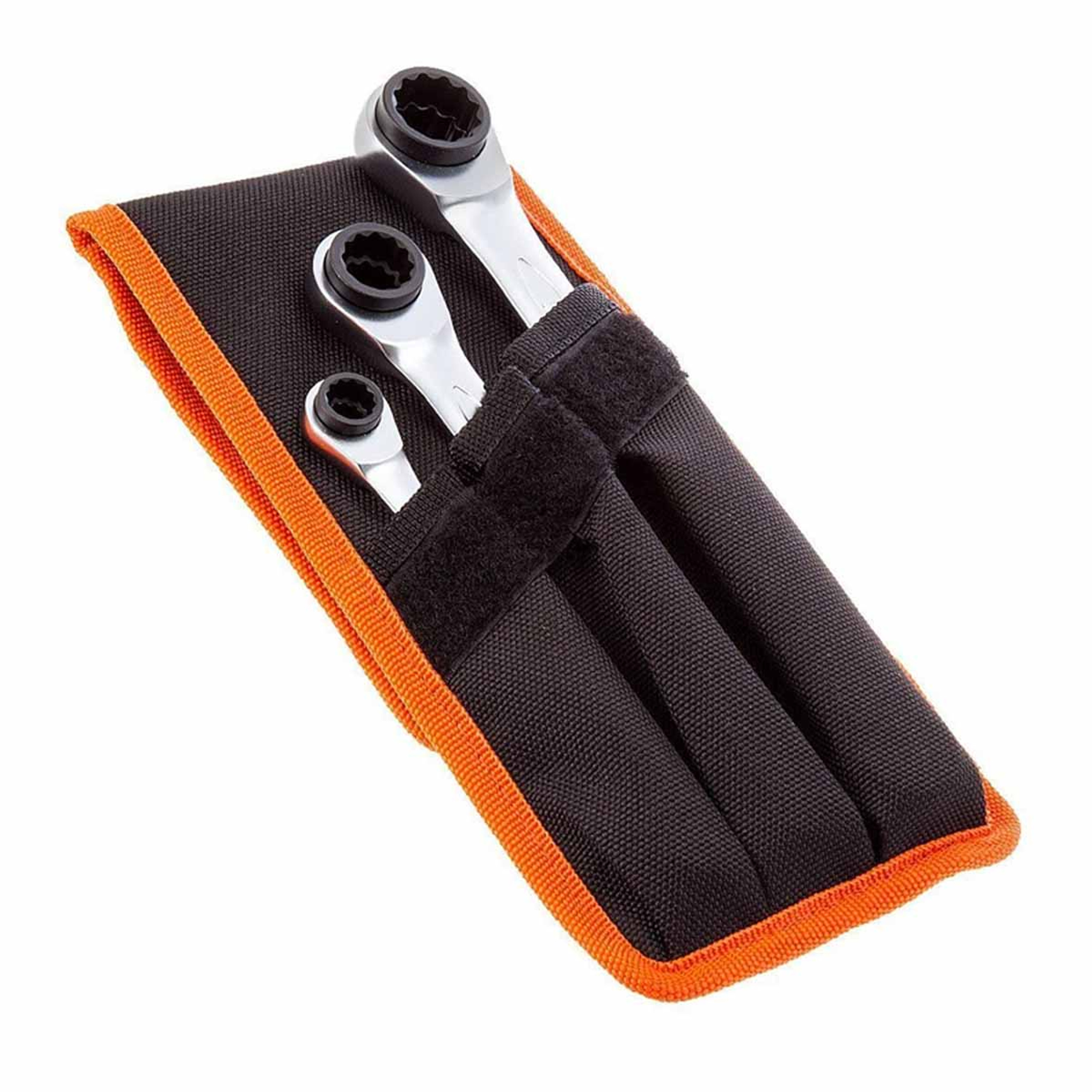 Bahco reversible ratchet spanner set store