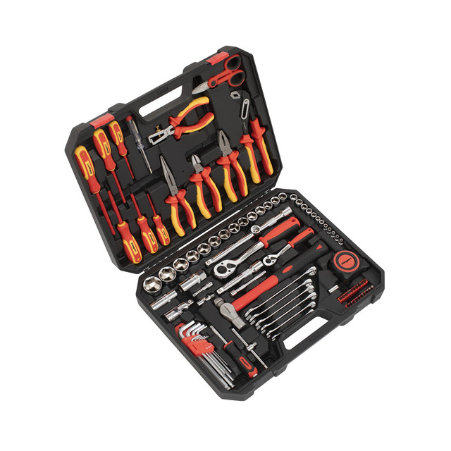 Sealey S01217 Electrician's Tool Kit 90pc | Toolden