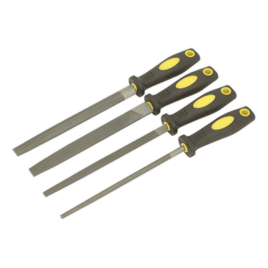Sealey S0629 File Set 4pc 200mm | Toolden