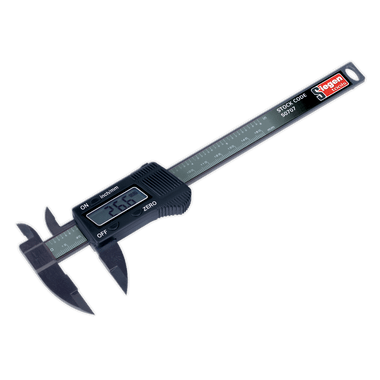 Sealey S0707 Digital Electronic Vernier Caliper 0-150mm(0-6") | Toolden
