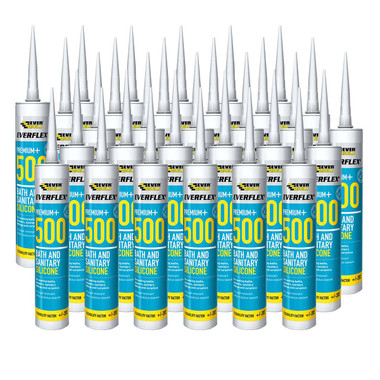 Everbuild Everflex 500 Bath & Sanitary Silicone Grey | Toolden
