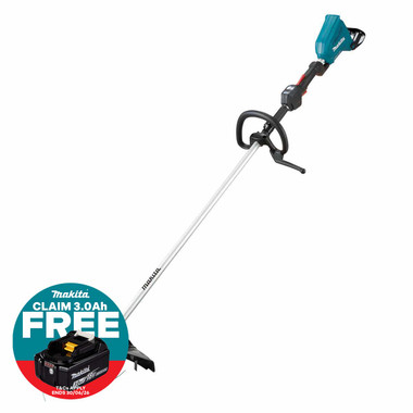 Makita DUR368AZ LXT Twin 18v Brushless Brush Cutter Body Only | Toolden
