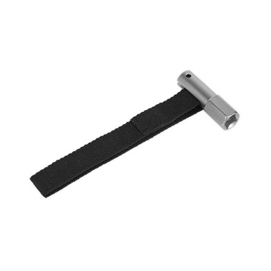 Sealey AK640 Oil Filter Strap Wrench 120mm Capacity 1/2"Sq Drive | Toolden