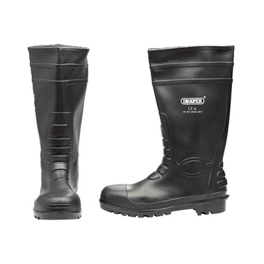 Draper 02699 Safety Wellington Boots Size 9 (S5) | Toolden