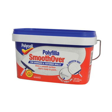Polycell PLCSODTW25L SmoothOver Damaged / Textured Walls 2.5 litre ...