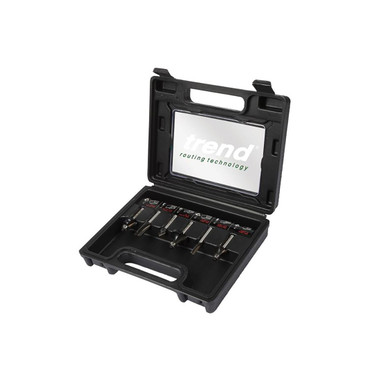 Trend SET/SS11X1/4TC 1/4in TCT Router Cutter Set (6 Pieces) | Toolden