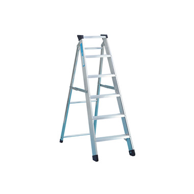 Zarges ZAR49612 Industrial Swingback Steps Open 2.60m Closed 2.82m 12 ...