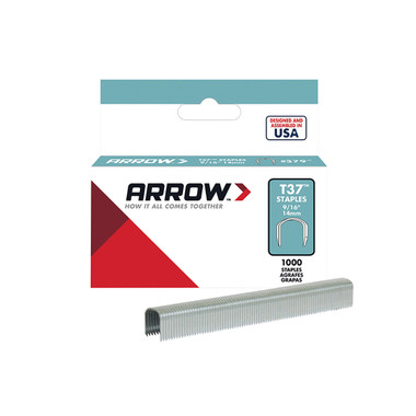 Arrow ARRT3712S T37 Staples 12mm (1/2in) Box 1000 | Toolden
