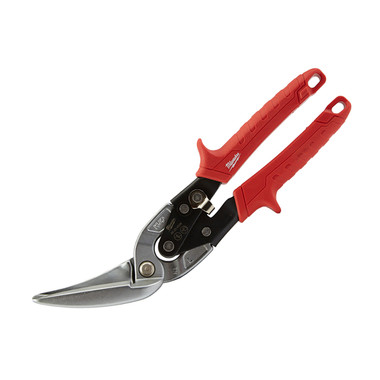 Milwaukee 48224538 Extra Long Left Cut Offset Aviation Snips | Toolden