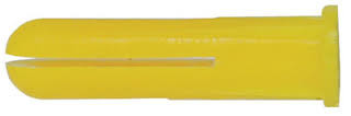 Rawlplug HDPE Yellow Plastic Plug 1000 Pack | Toolden