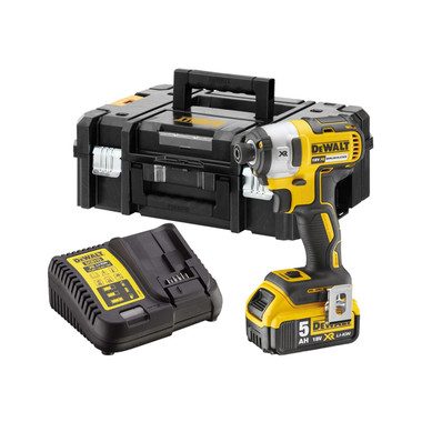 DeWalt DCF887P1 18V Brushless Impact Driver 1x 5.0Ah Battery | Tolden