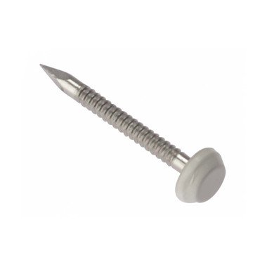 White A4 SS Cladding Pins 25mm (Box of 250) | Toolden