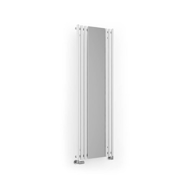 Terma Rolo Mirror Vertical Radiator 1800 x 590mm White RAL | Toolden