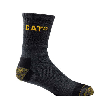 Caterpillar Premium Work Sock 3 Pair Pack Charcoal - Itm | Toolden