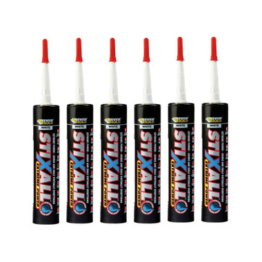 Everbuild Stixall Extreme Power Cartridge White 290ml (6 Pack) | Toolden
