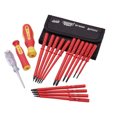 Draper 05776 Interchangeable Insulation Screwdriver Set (18 Pieces ...