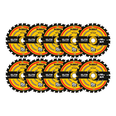 DeWalt DT10624-QZ Extreme Circular Saw Blade for Wood 165 x 20mm 24T ...