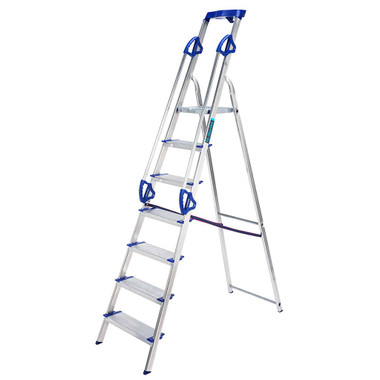 TB Davies 7 Tread PREMIER-XL Aluminium Trade Platform Step Ladder | Toolden