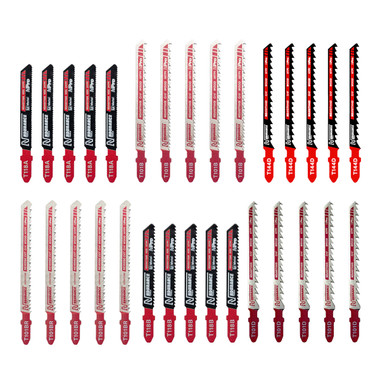 N-Durance NDJIGMIXED Jigsaw Blades for Wood, Assorted (30 Pack) | Toolden