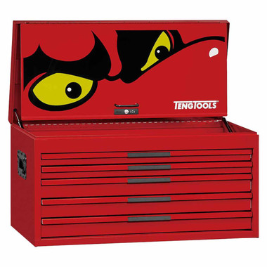 Teng TST37R5F 37" PRO35™ Tool Chest 5 Drawers Red | Toolden