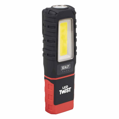 Sealey LED601 LED Twist Rechargeable Inspection Light 5W COB & 1W SMD ...