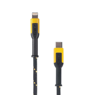 DeWalt DWT1311357 USB C to Lightning® Reinforced Charging Cable 1.2m ...