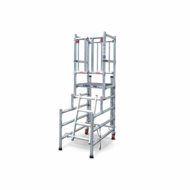 Lyte LP15 Low Level Aluminium Work Platform Stepladder 1.5m Podium ...