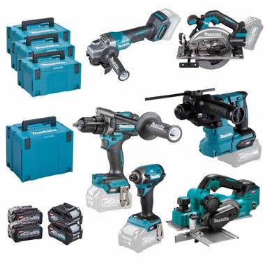 Makita MAKP40VKIT1 40V XGT Power Tool Kit (6 Pieces) | Toolden