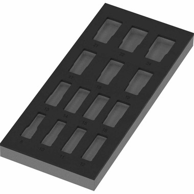 Wera 05137317001 9828 Zyklop B 3/8" Impaktor Deep Socket Foam Insert ...