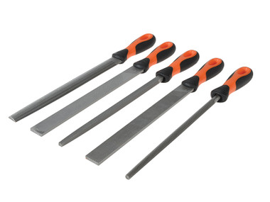 Bahco BAH47810 ERGO Engineering File Set 5pcs | Toolden