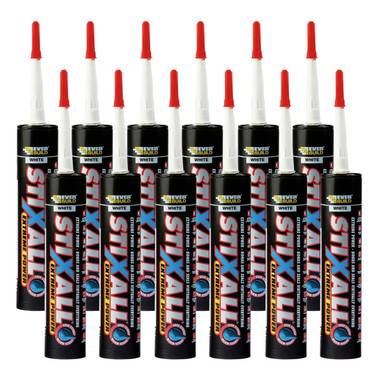 Everbuild Stixall Extreme Power Cartridge White 290ml (12 Pack) | Toolden