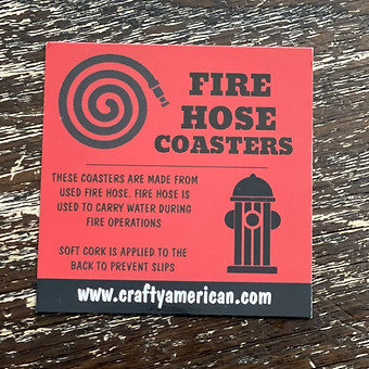 Fire Hose Coaster Set