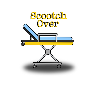 Scootch Over - Funny Sticker