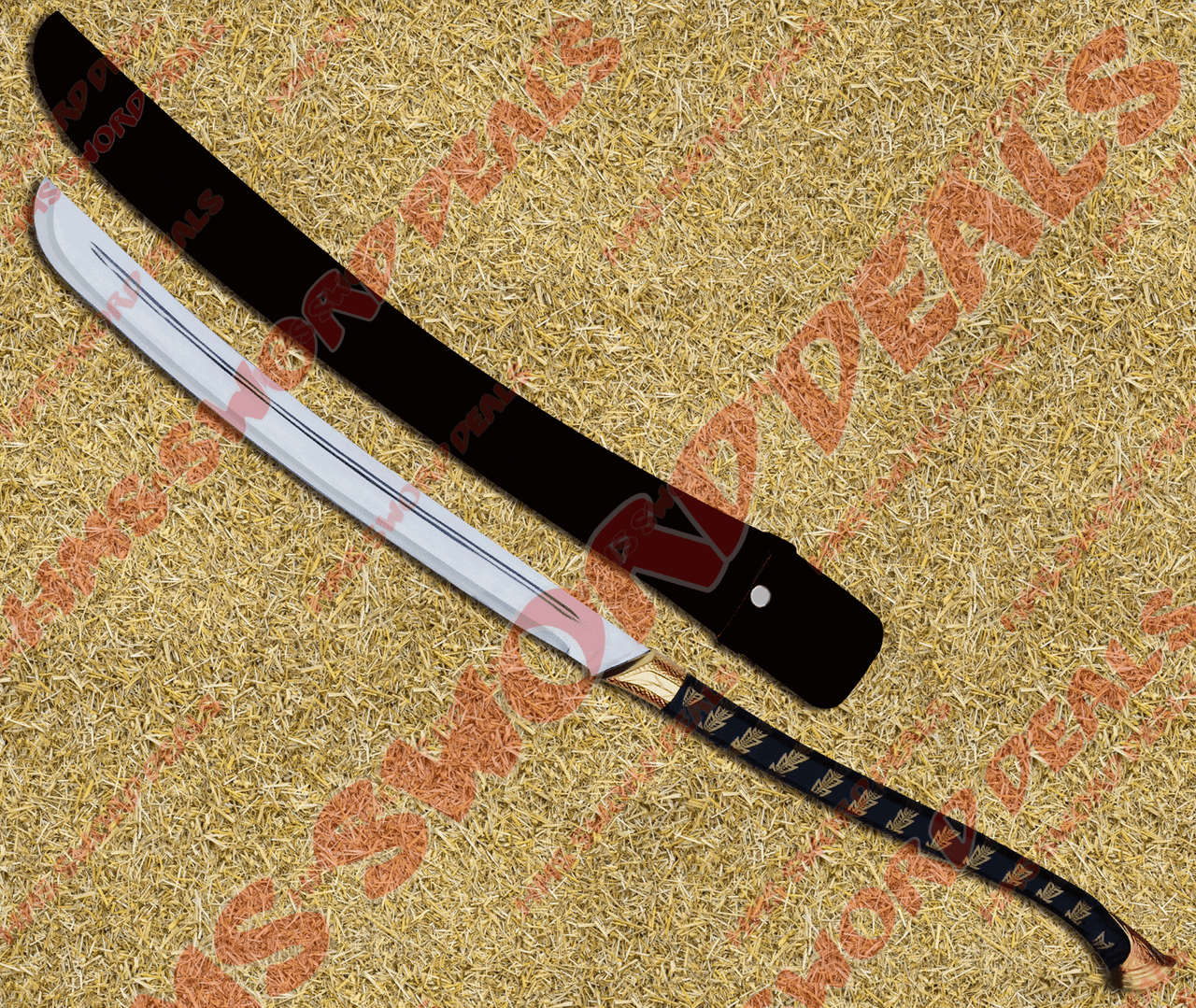 LOTR Sword of Galadhrim The High Elven Sword with Plaque and Scabbard