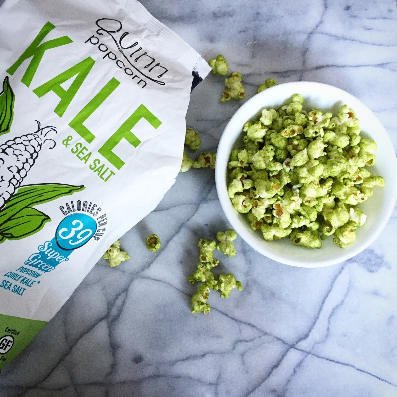 Kale & Sea Salt Popcorn - 12 pack, 4.3 oz each
