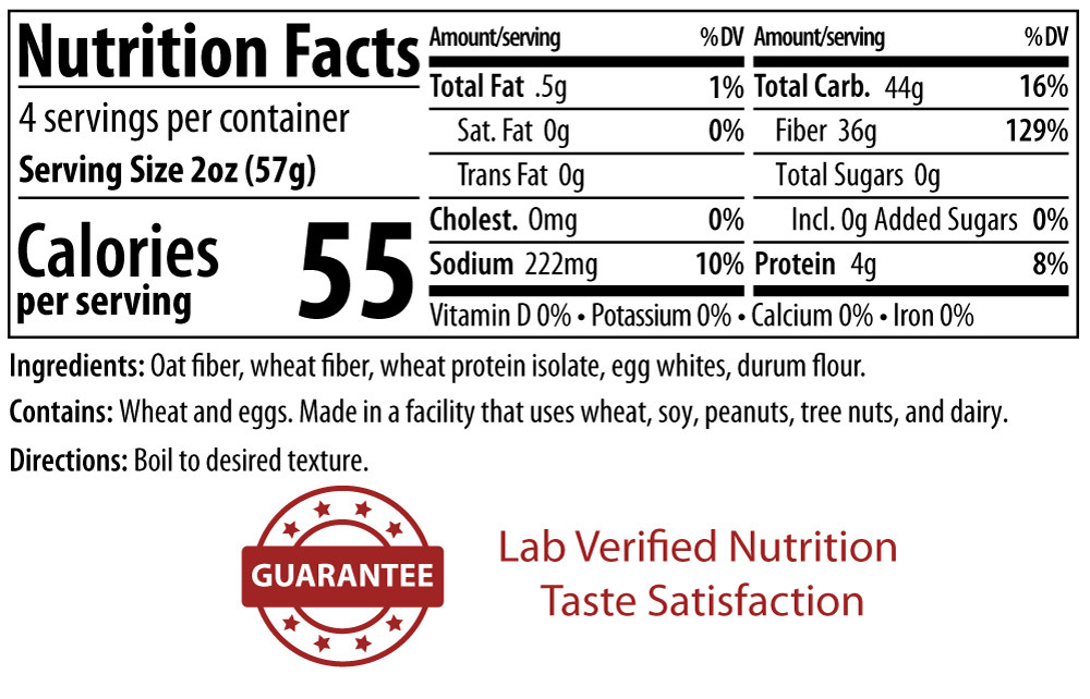 ThinSlim Foods Impastable Low Carb Pasta Rice / Orzo
